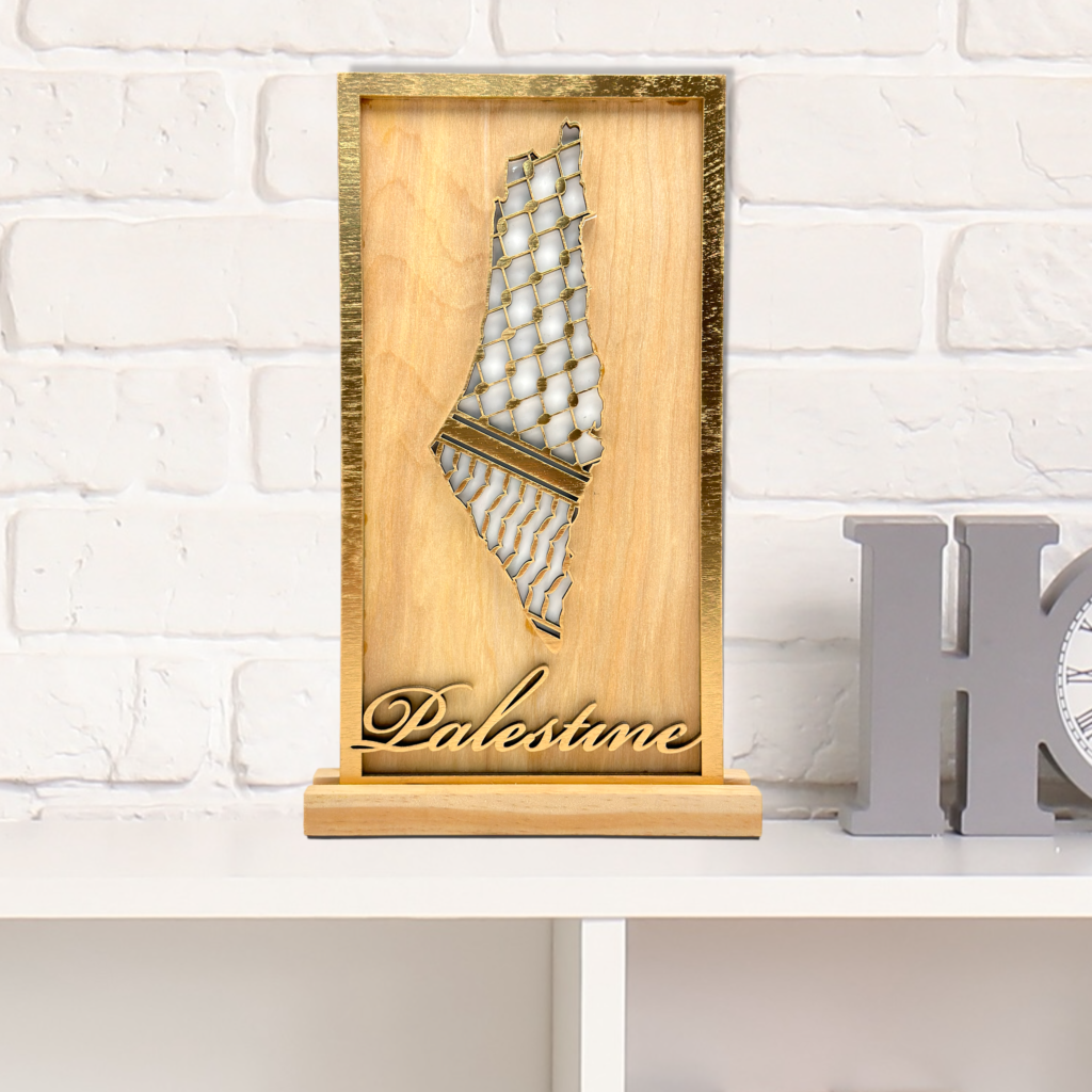 Wooden Palestine Map - Depicted Designs