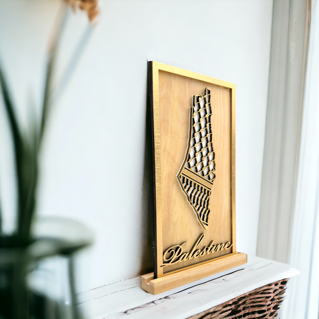 Wooden Palestine Map - Depicted Designs
