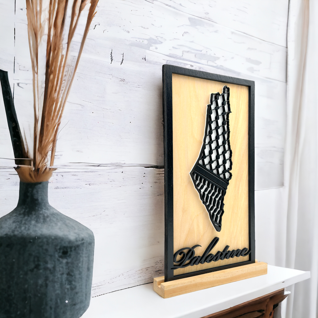 Wooden Palestine Map - Depicted Designs