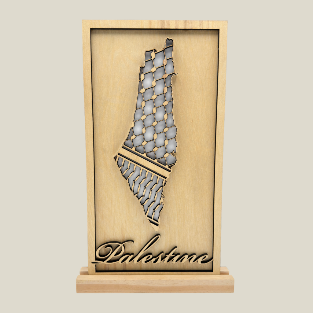 Wooden Palestine Map - Depicted Designs