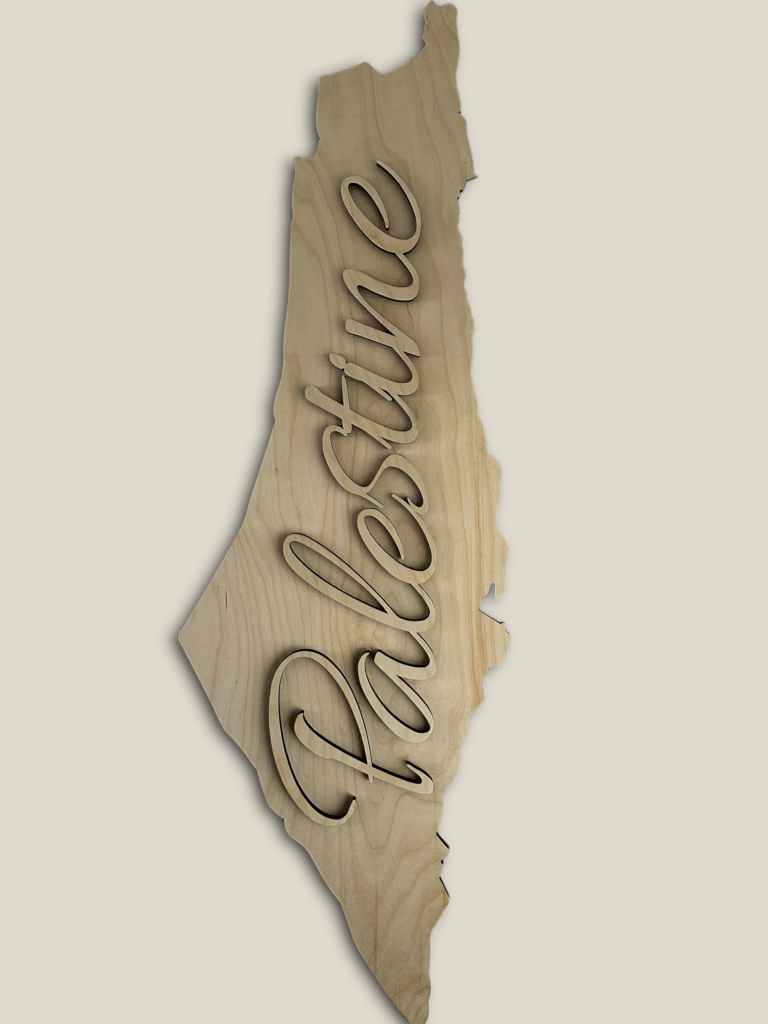 Palestinian Territory Map - Depicted Designs